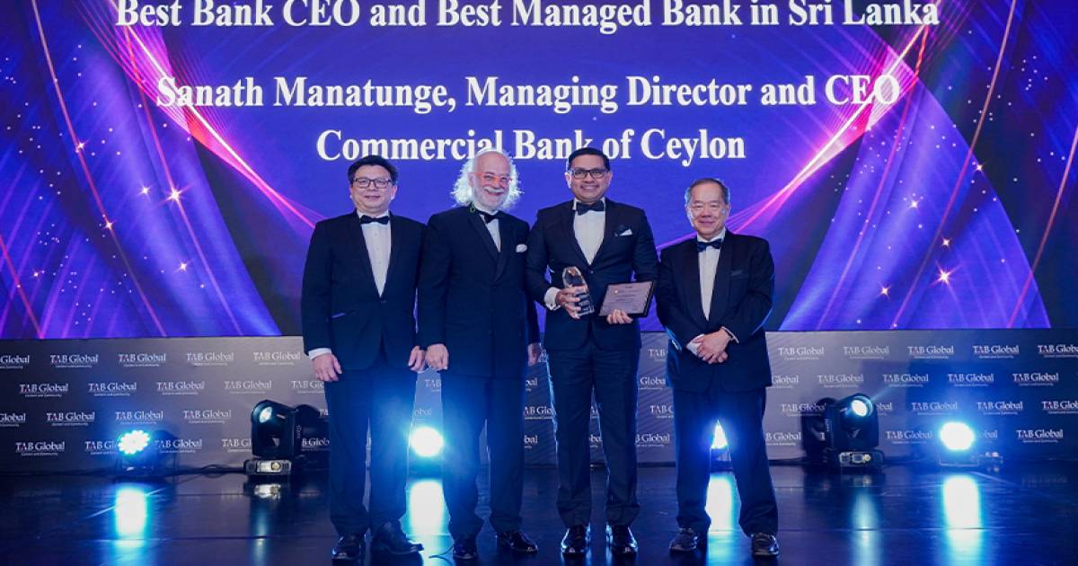Sanath Manatunge awarded Best Bank CEO in Sri Lanka for his strategic ...